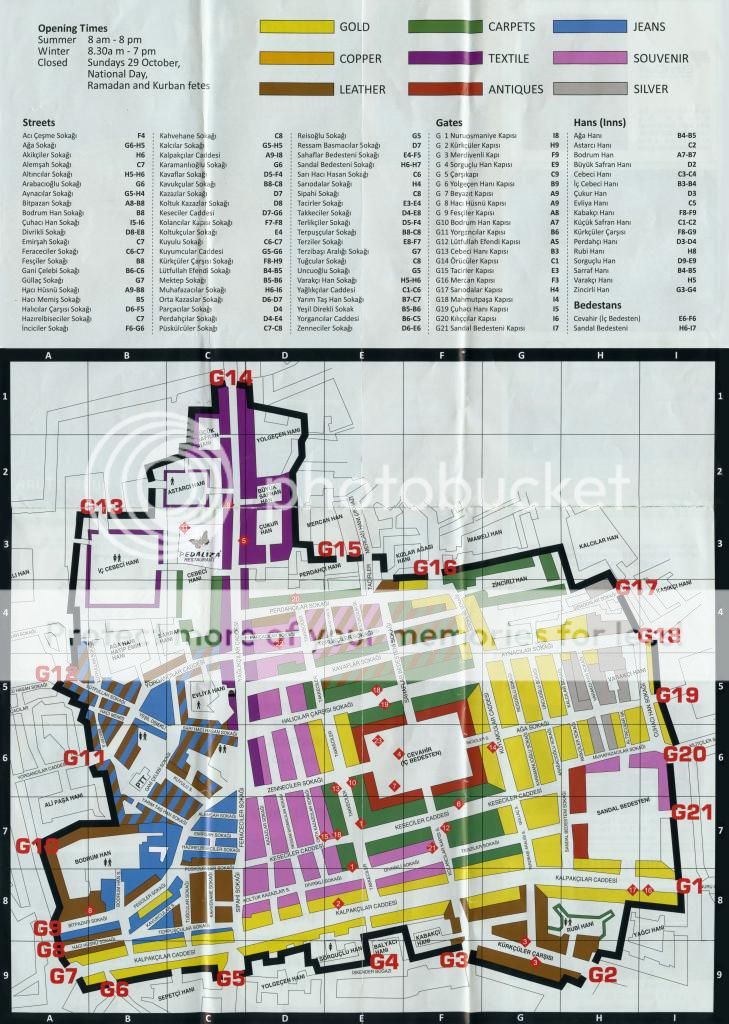 Istanbul Grand Bazaar Map Super Hi Res Photo by msydow1 | Photobucket